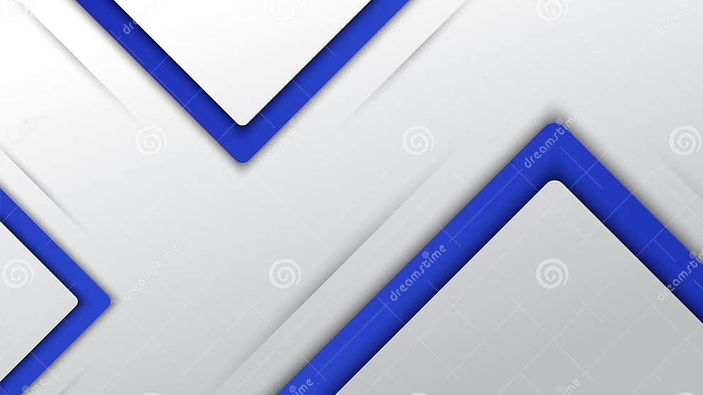 Abstract Blue Geometric Style Background with Modern Design Stock ...