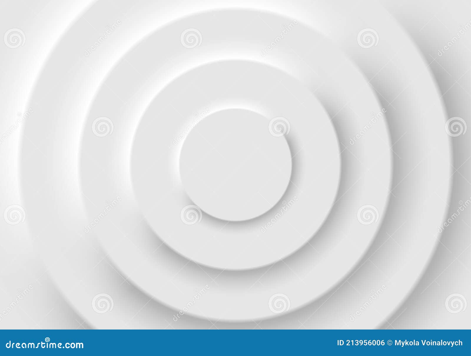 Abstract Geometric Background, Neomorphic Style Design, Circles Shape ...