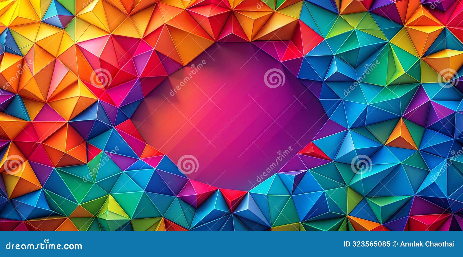 Abstract Geometric Background and Overlay AI-Generated Content Stock ...