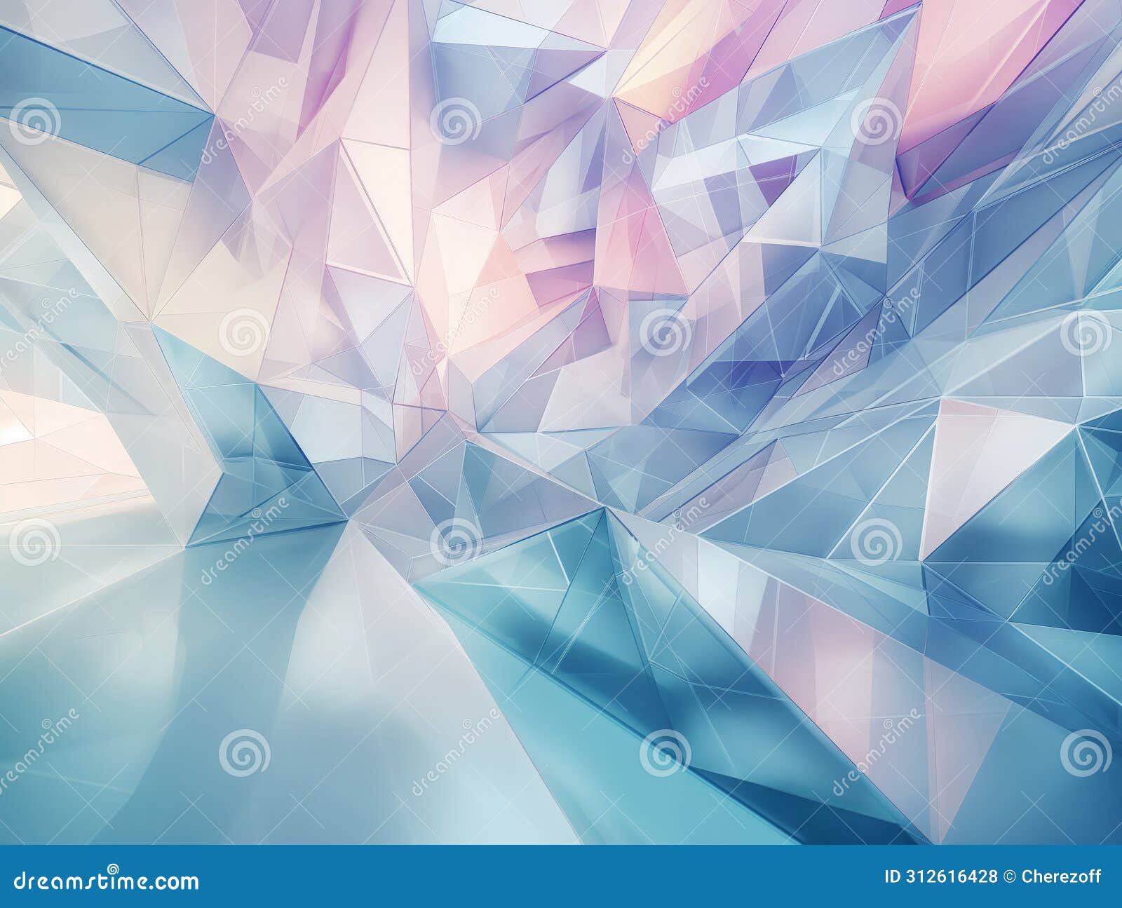 Abstract Geometric Background in Pastel Colors Stock Photo - Image of ...