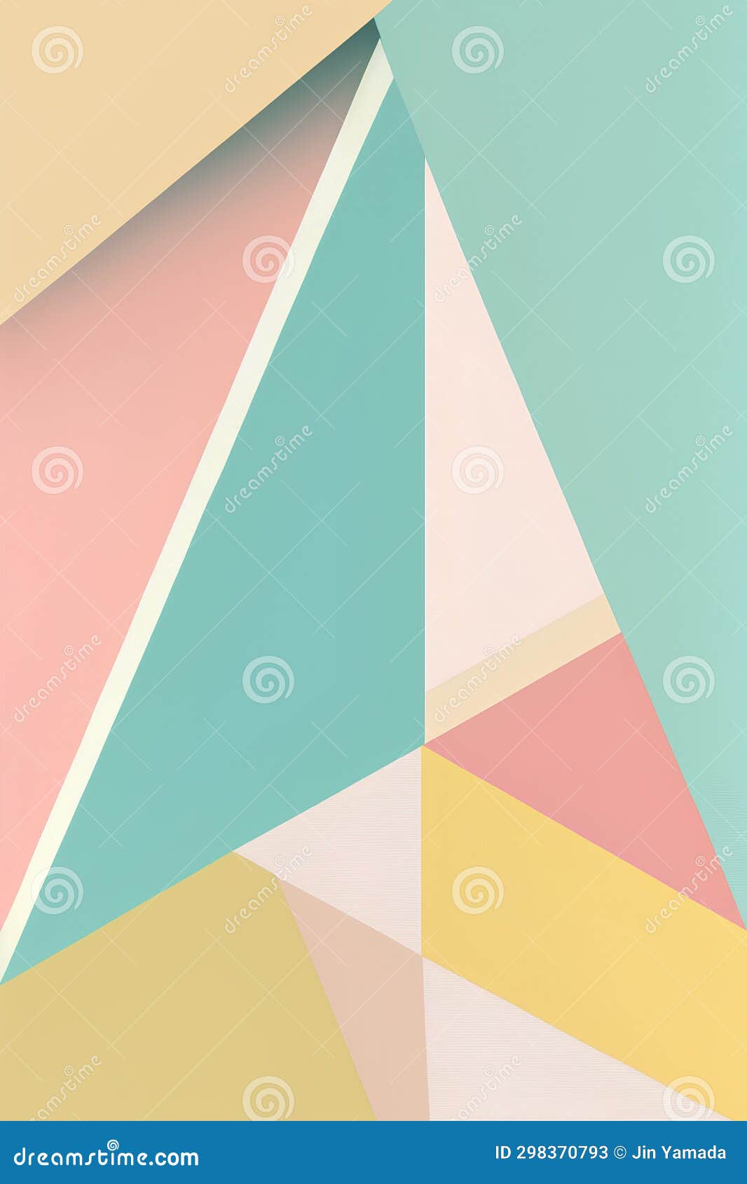 Abstract Geometric Background in Pastel Colors. Vector Illustration ...