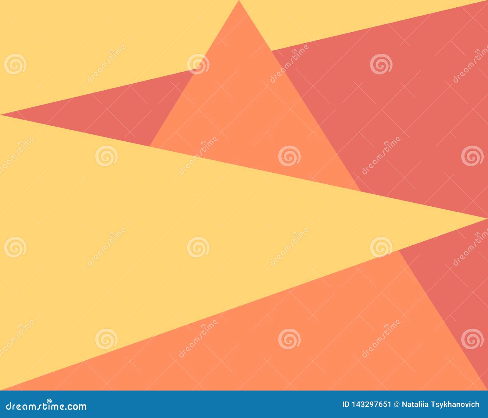 Abstract Geometric Background, Pattern Yellow Orange Red Triangle ...