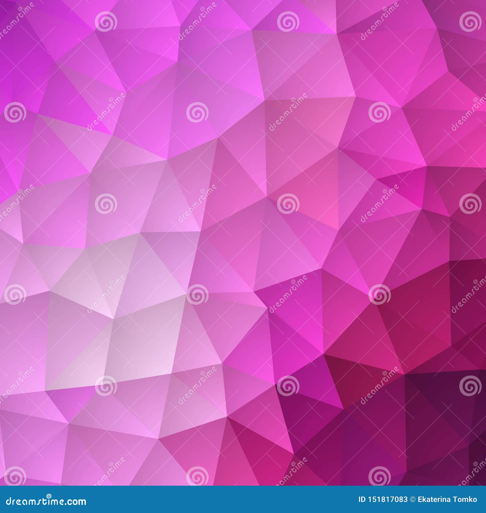 Abstract Geometric Background. Pink Triangles. Layout for Advertising ...