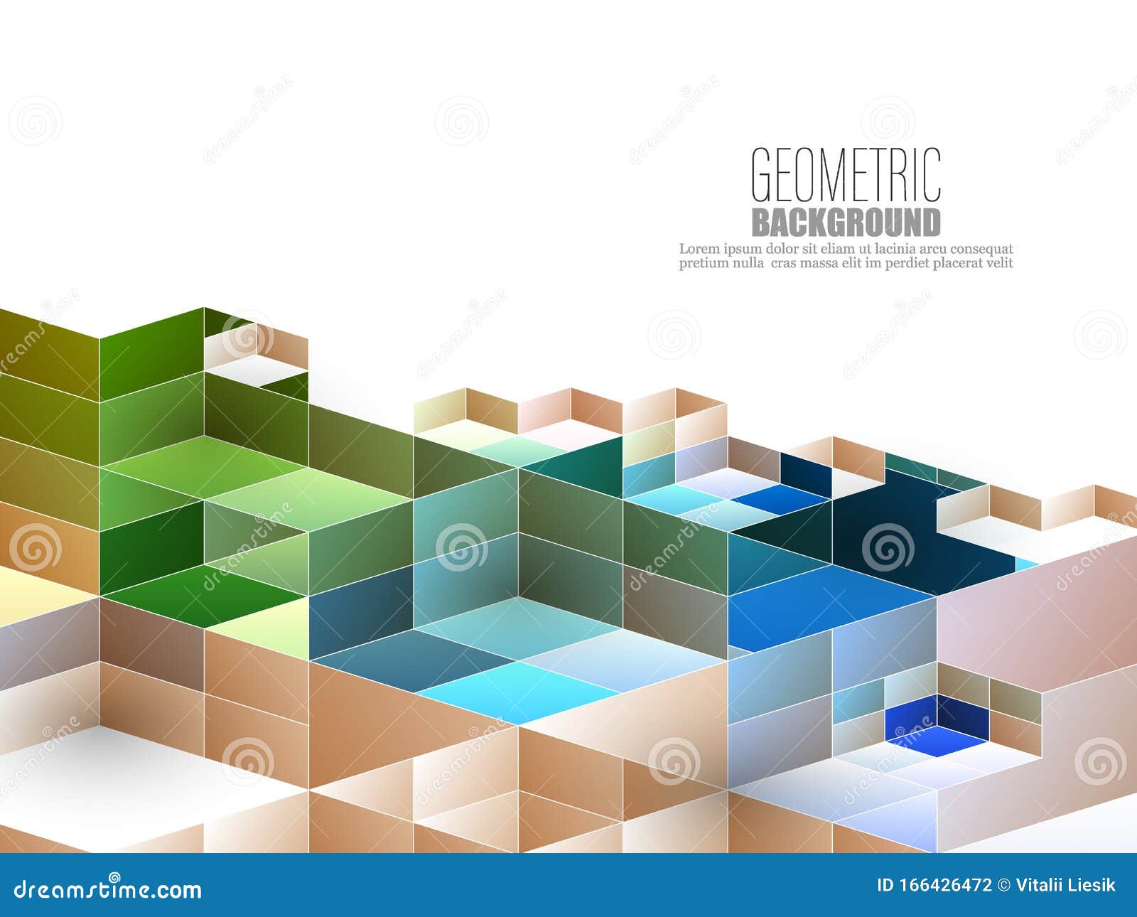 Abstract Geometric Background with Place for Your Text.Vector Stock ...