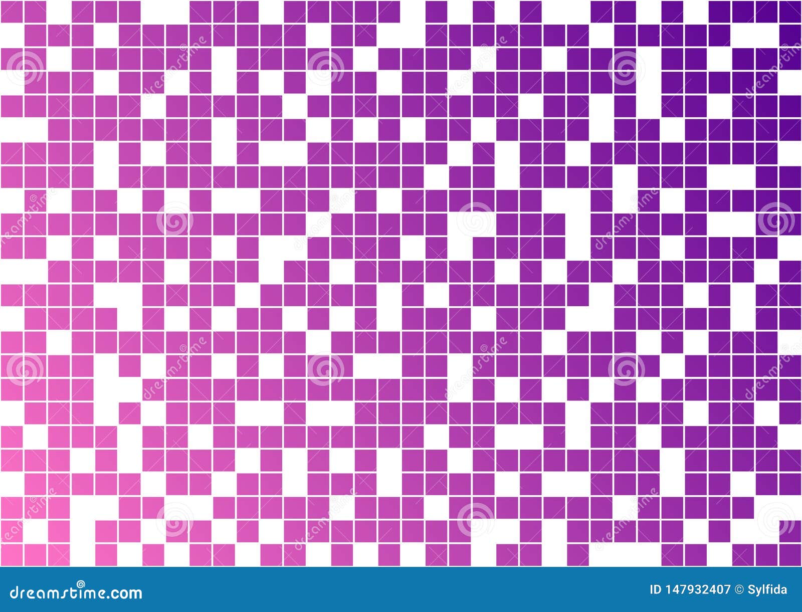Abstract Geometric Background with Purple and Pink Squares. Vector ...