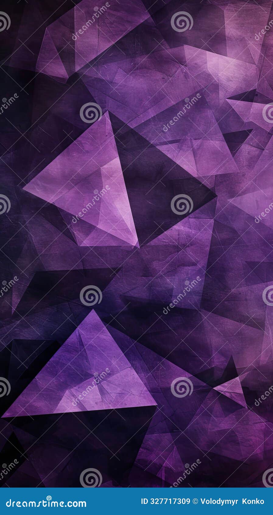 Abstract Geometric Background with Purple Triangle Shapes Stock Image ...