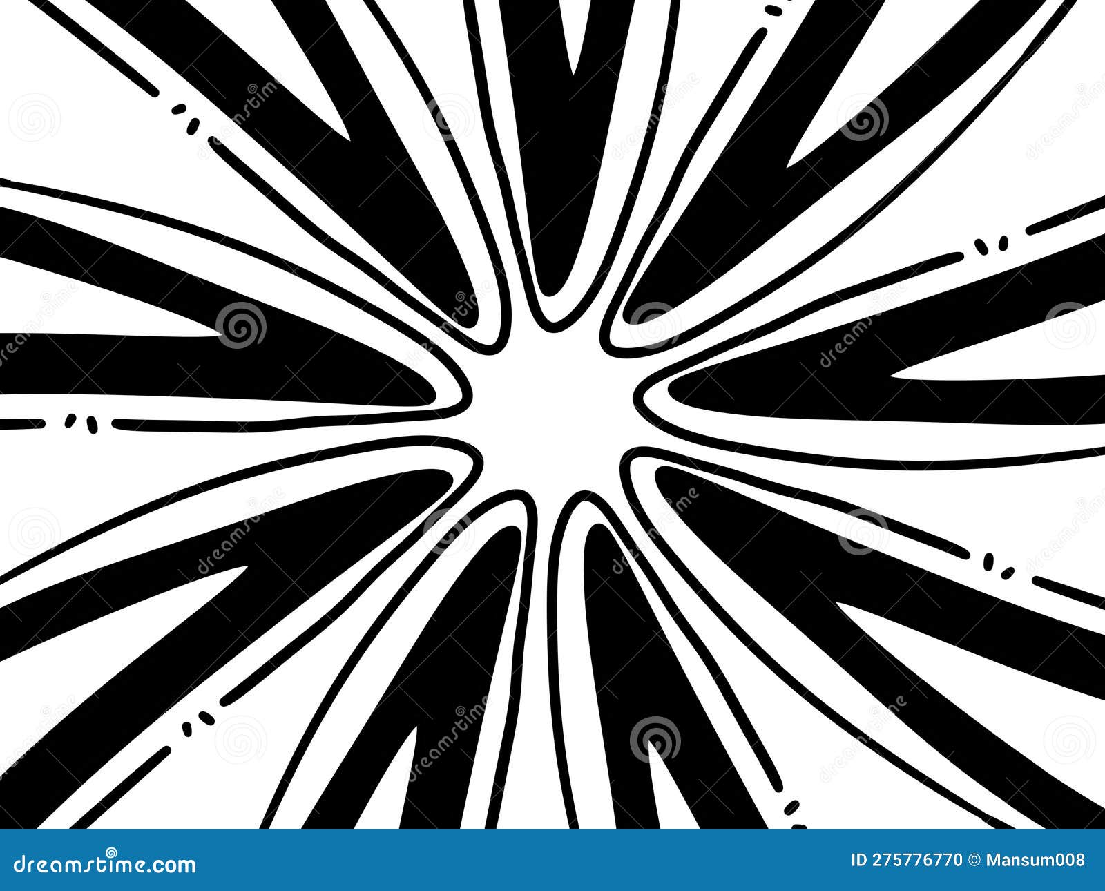 Abstract Geometric Background with Radial Lines. Illustration Stock ...