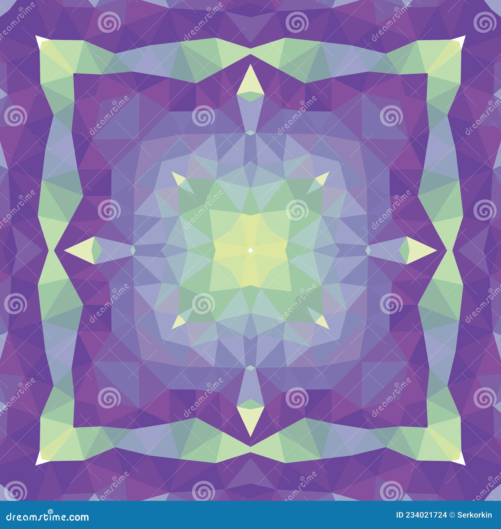 Abstract Geometric Background. Seamless Pattern Design. Mosaic ...