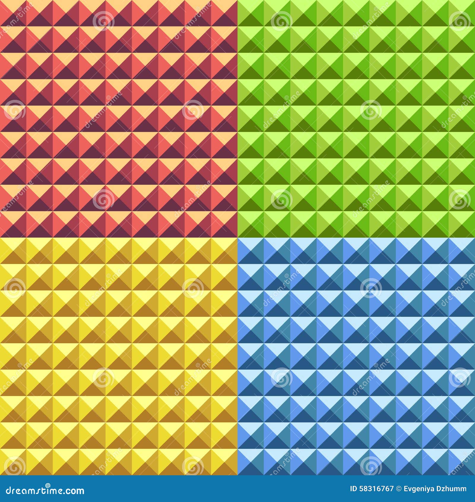 Pyramidal Box And Die-cut Pattern. Vector Illustration | CartoonDealer ...