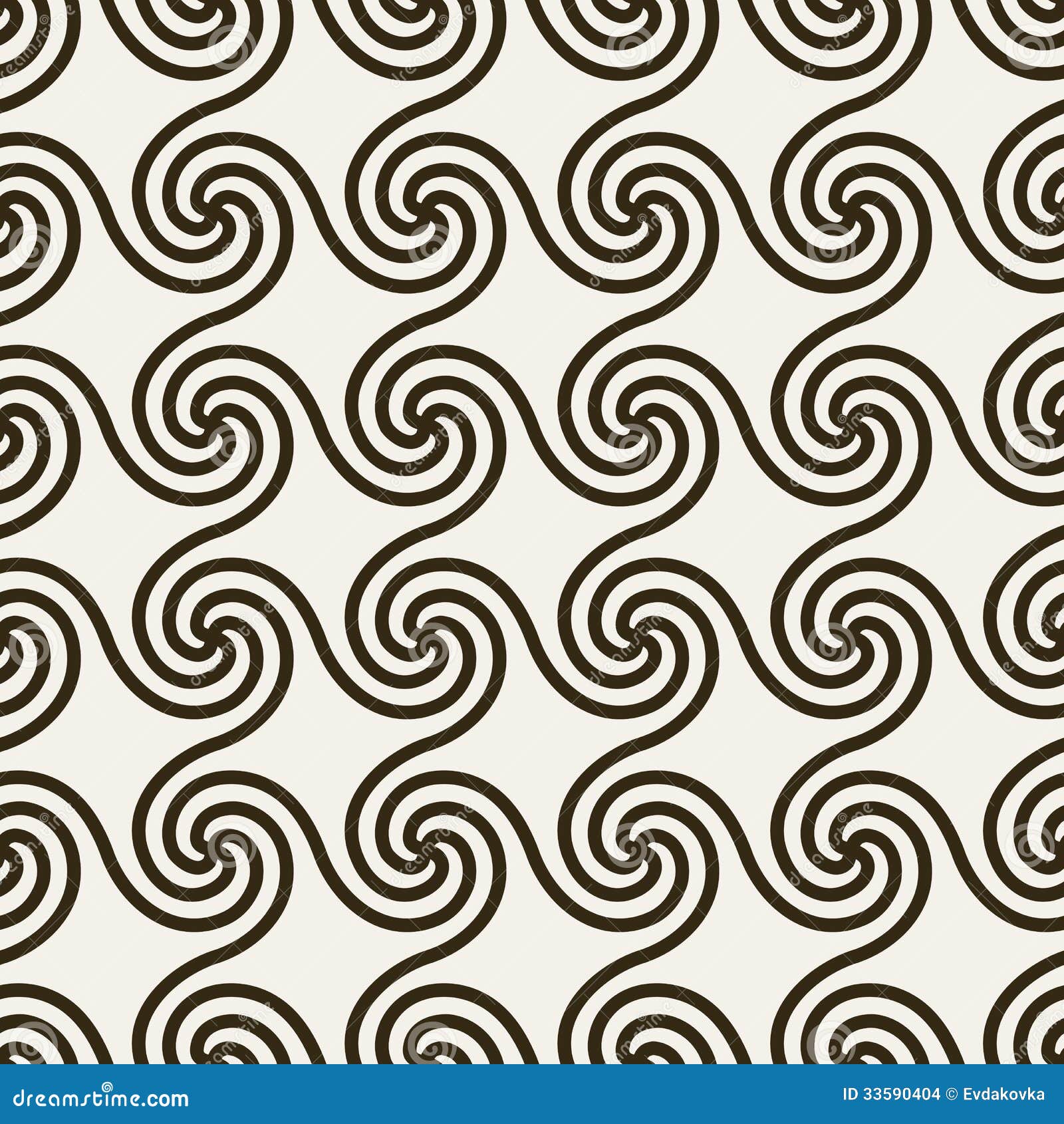 Abstract Geometric Background with Swirls. Stock Vector - Illustration ...