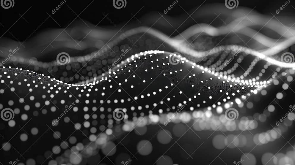 Abstract Geometric Background. Thin Dashed Line Segments. Stock ...