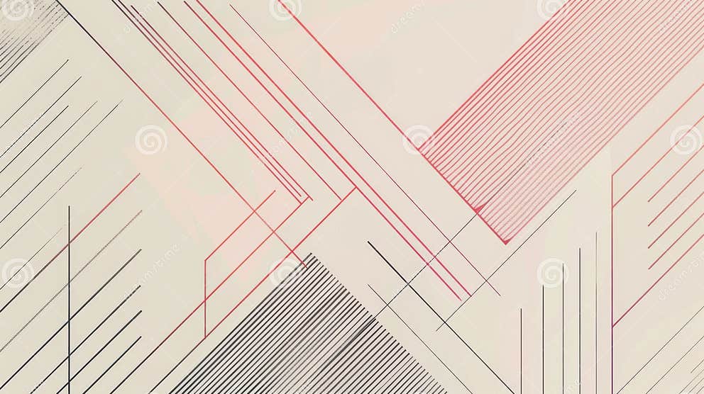 Abstract Geometric Background. Thin Dashed Line Segments. Stock ...