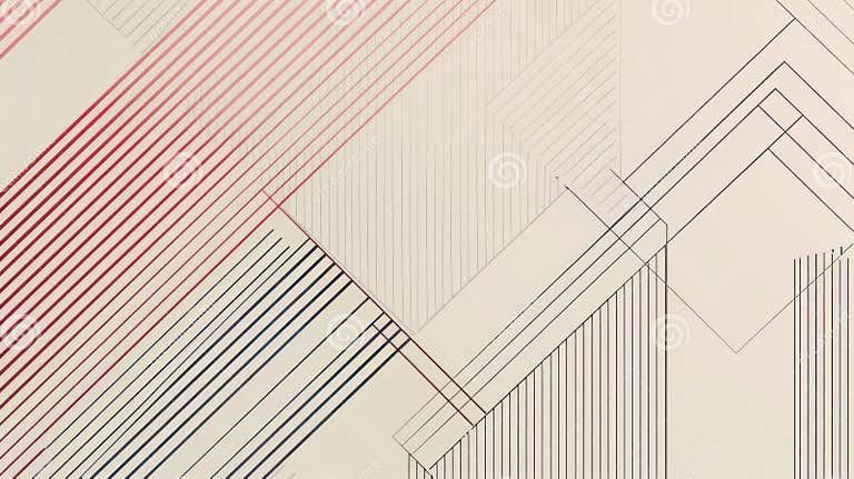 Abstract Geometric Background. Thin Dashed Line Segments. Stock ...