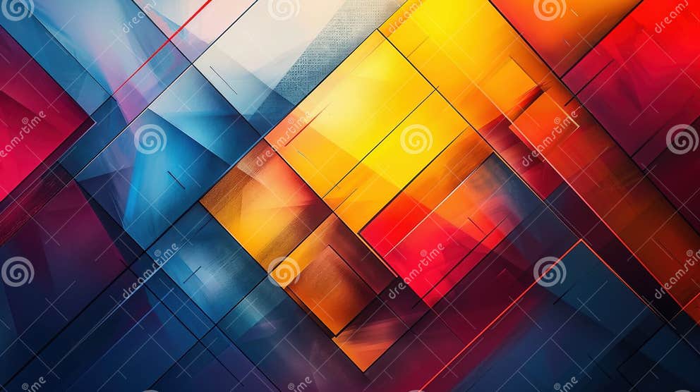 Abstract Geometric Background. Thin Dashed Line Segments. Stock ...
