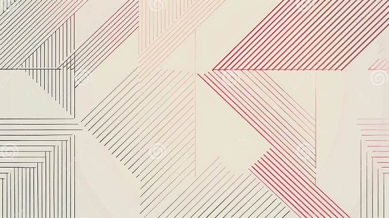 Abstract Geometric Background. Thin Dashed Line Segments. Stock ...