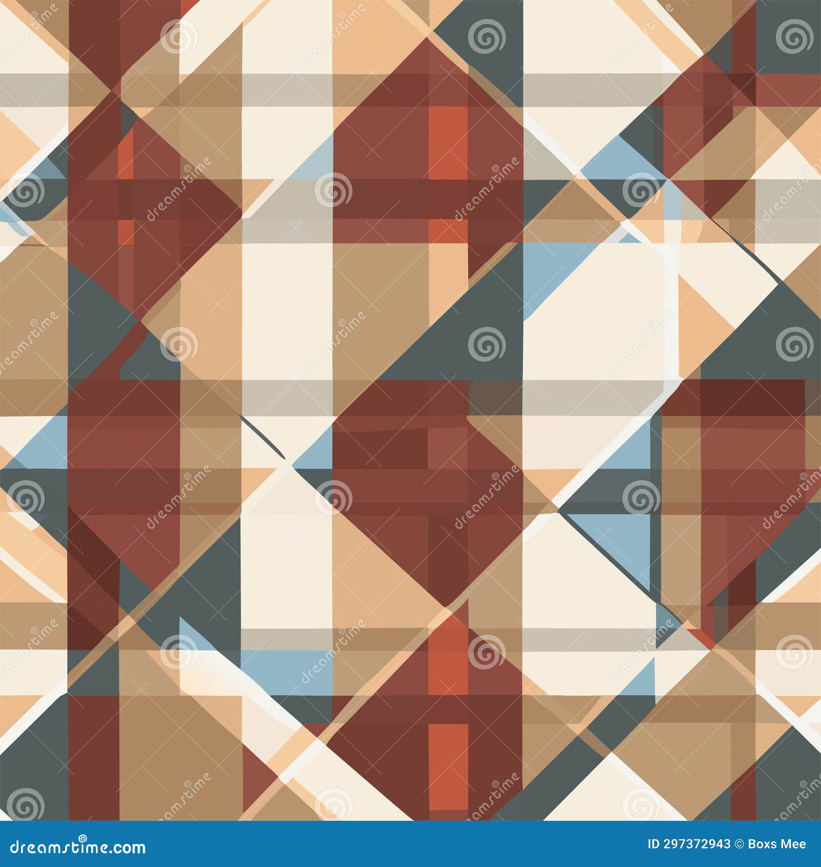 Abstract Geometric Background of Triangles in Brown and Beige Colors ...