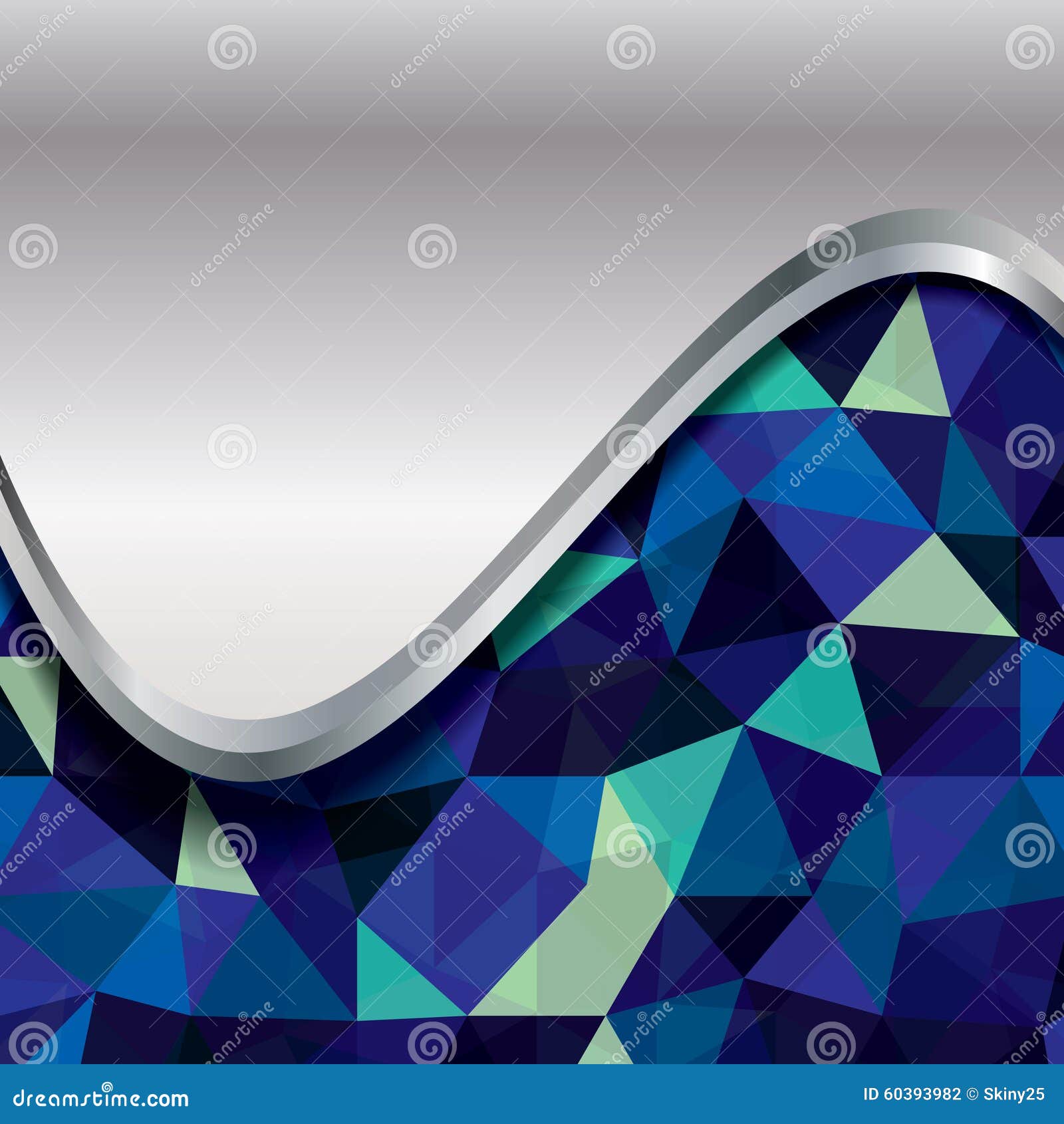 Abstract Geometric Background of Triangular Polygons . Stock Vector ...
