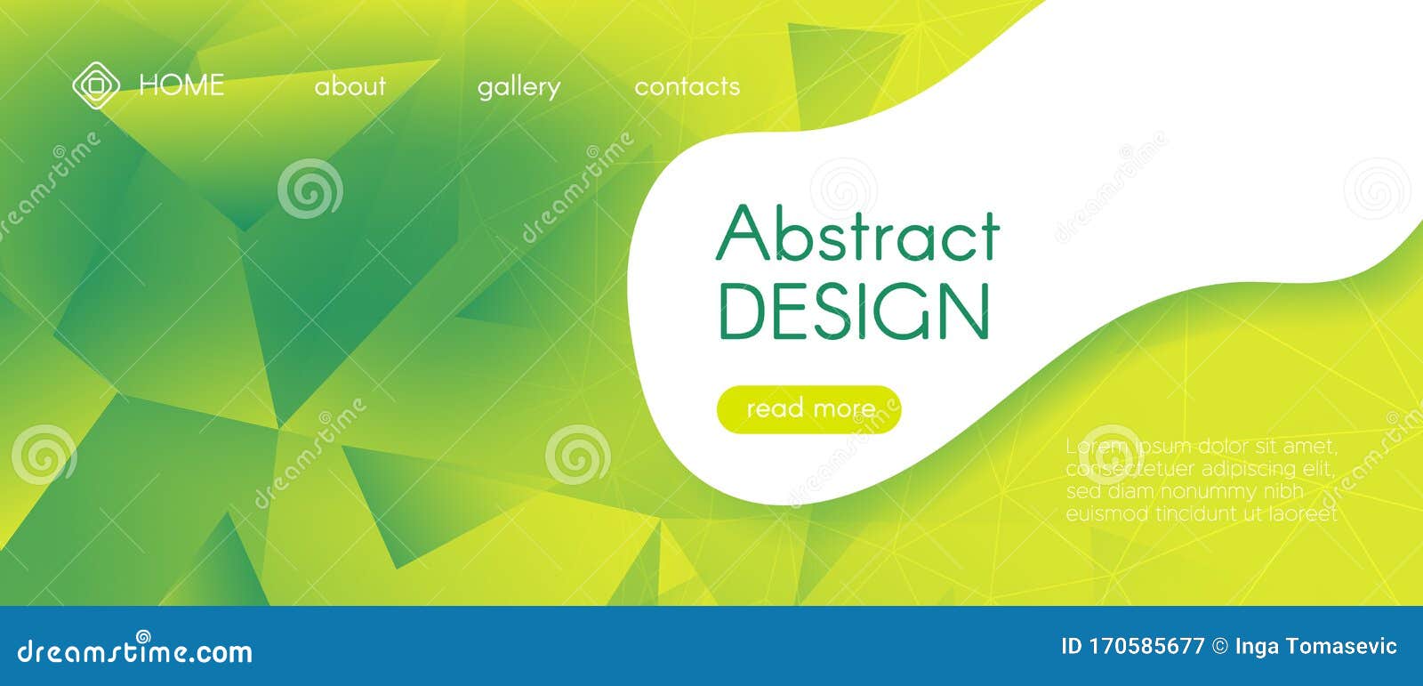 Abstract Geometric Background. Triangular Poster Stock Vector ...