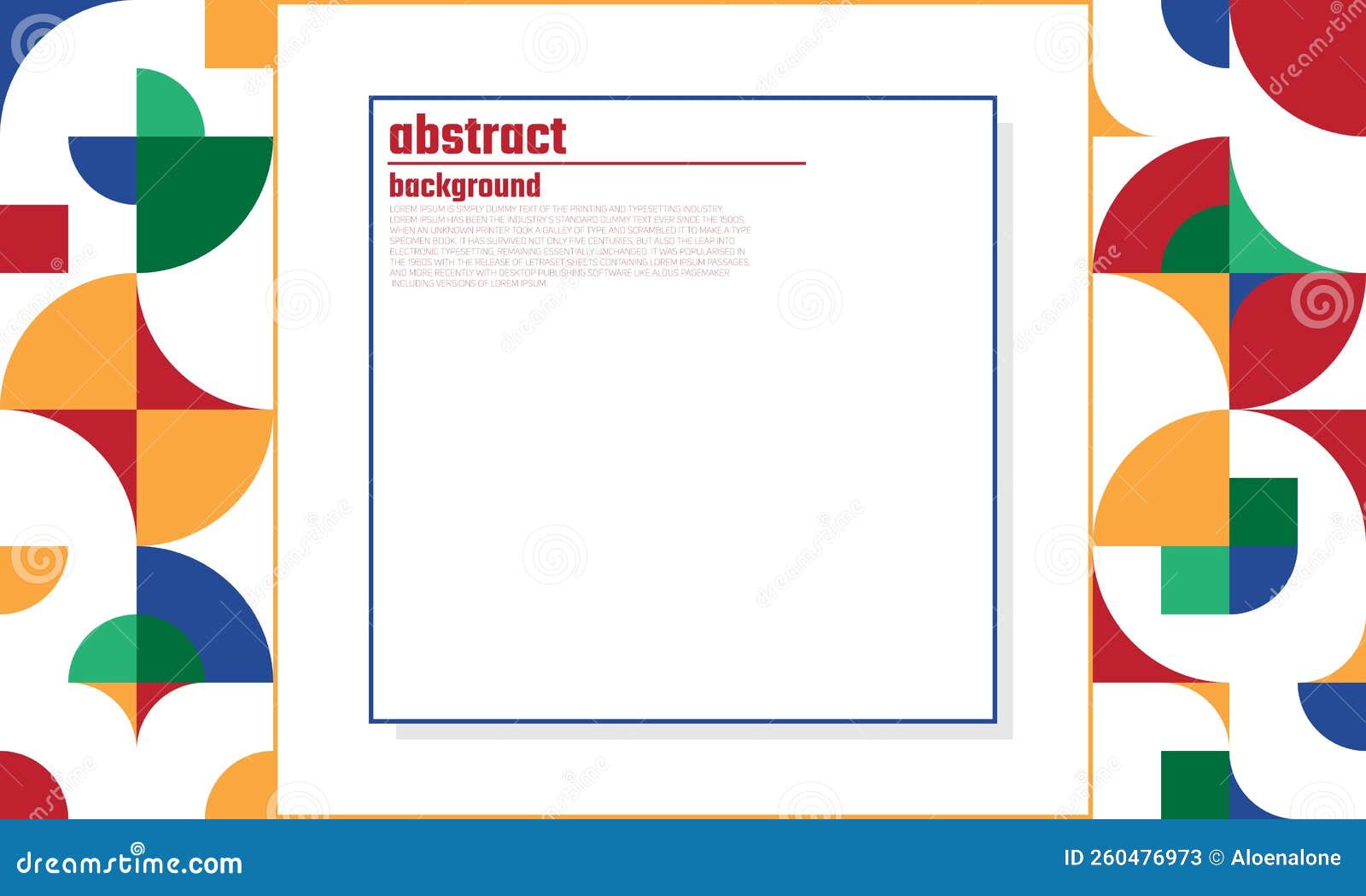 Abstract Geometric Background. by Using an Arrangement of 4 Solid ...