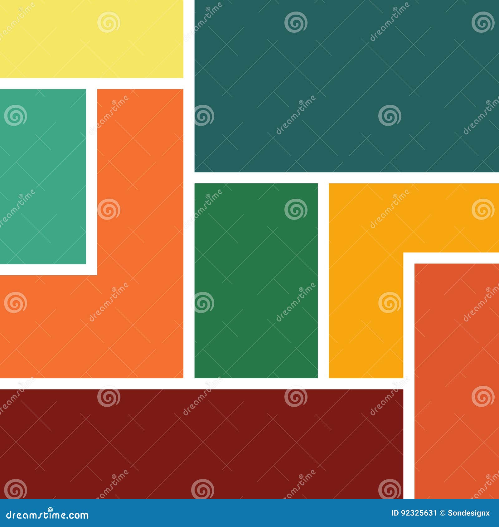 Abstract Geometric Background Vector Design Formed by Colorful ...