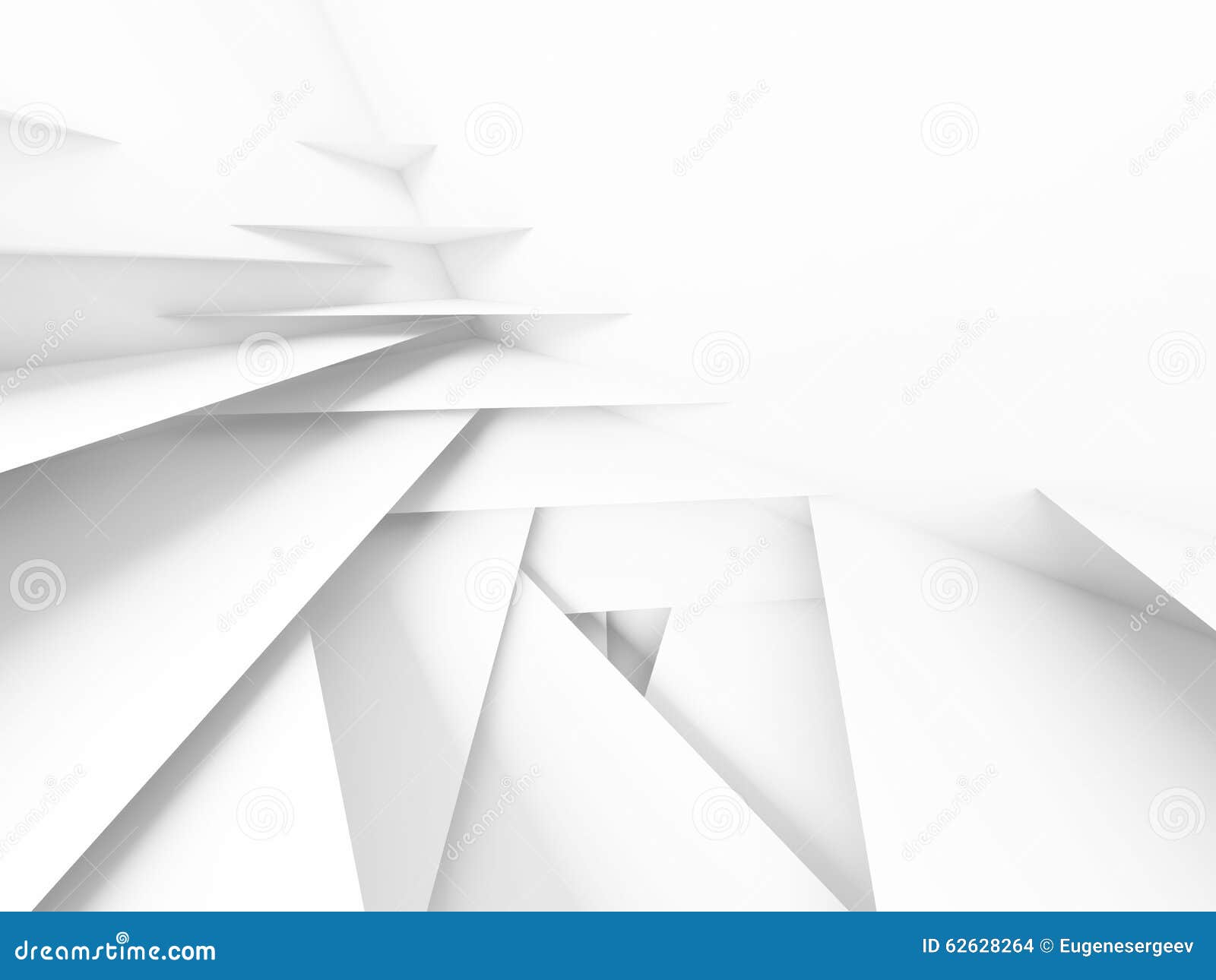 Abstract Geometric Background with White Layers Stock Illustration ...