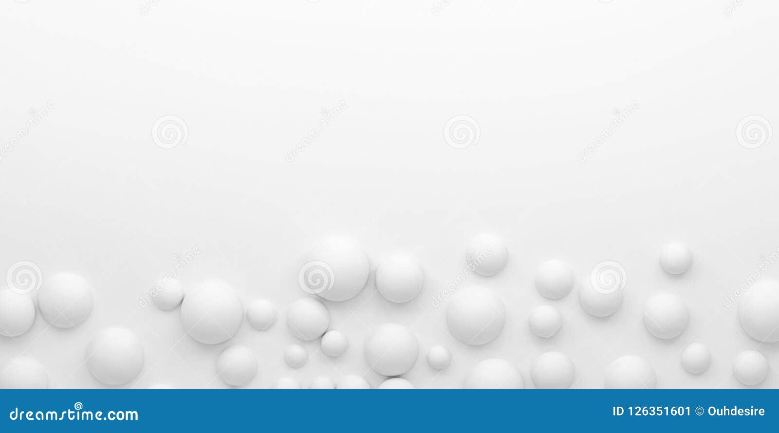 Abstract Geometric Background with White Spheres Stock Illustration ...