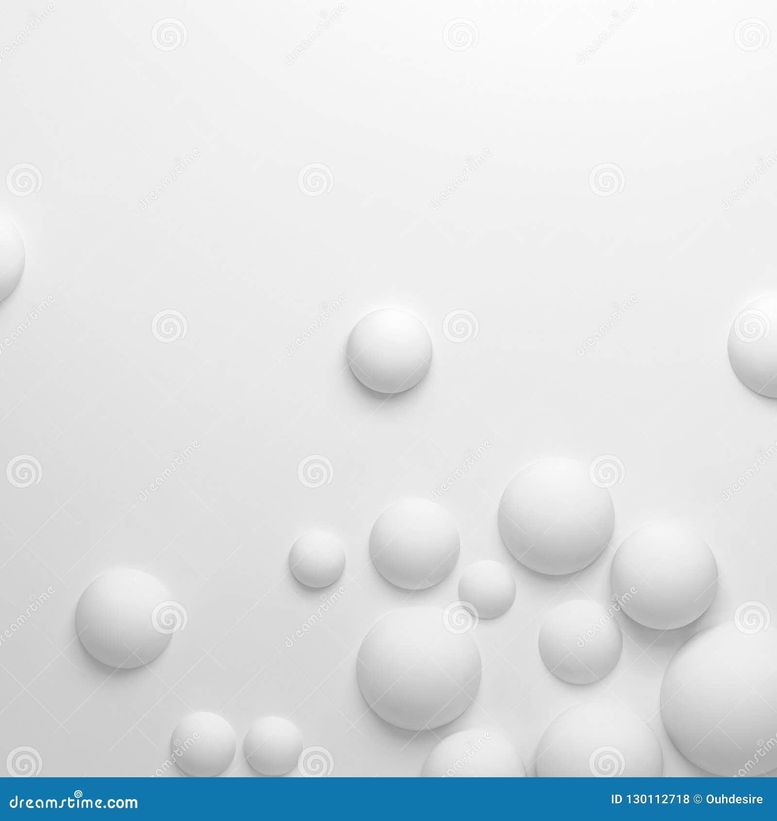 Abstract Geometric Background with White Spheres Stock Illustration ...