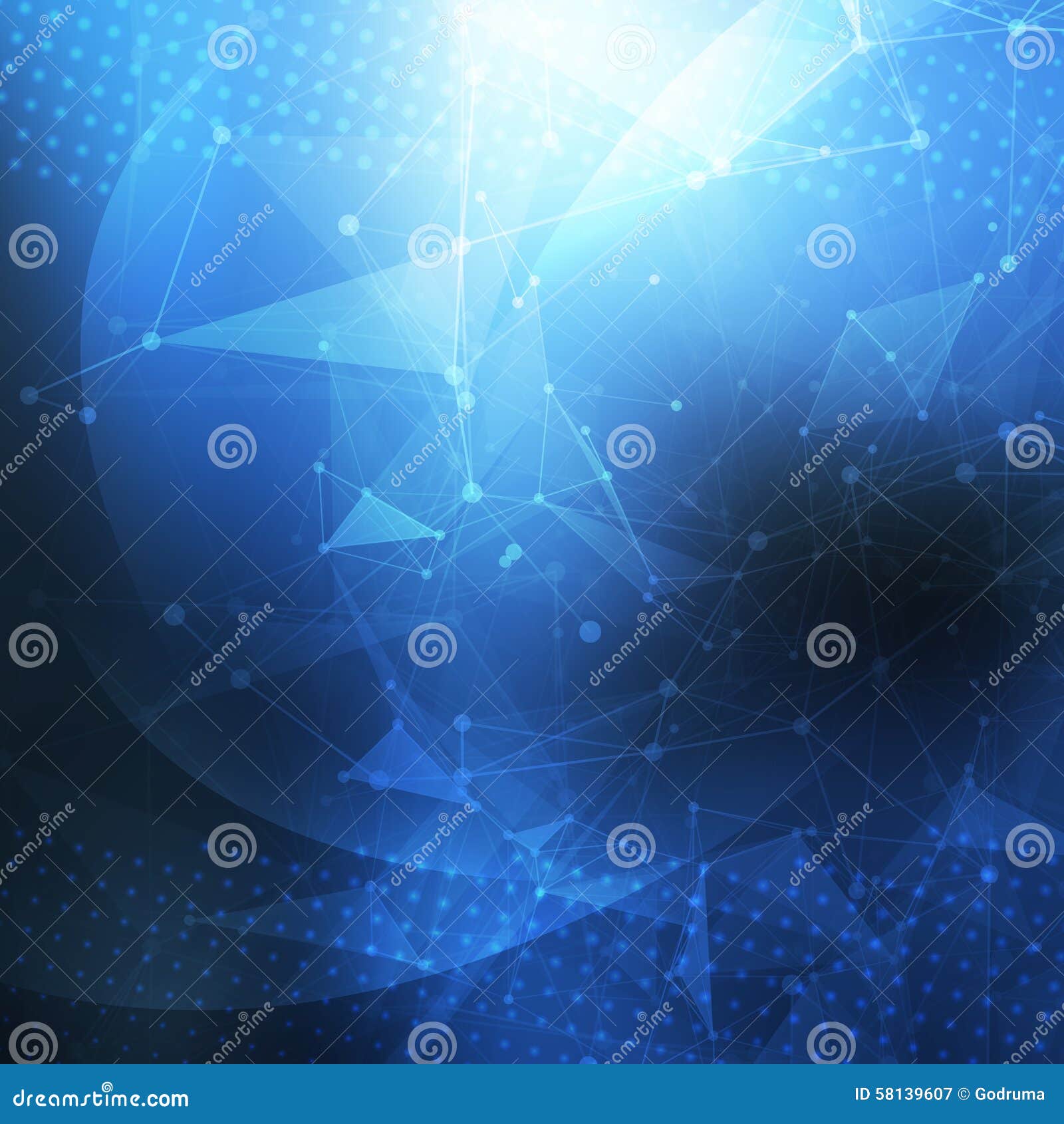 Abstract Geometric Background. Wireframe Mesh Stock Vector ...