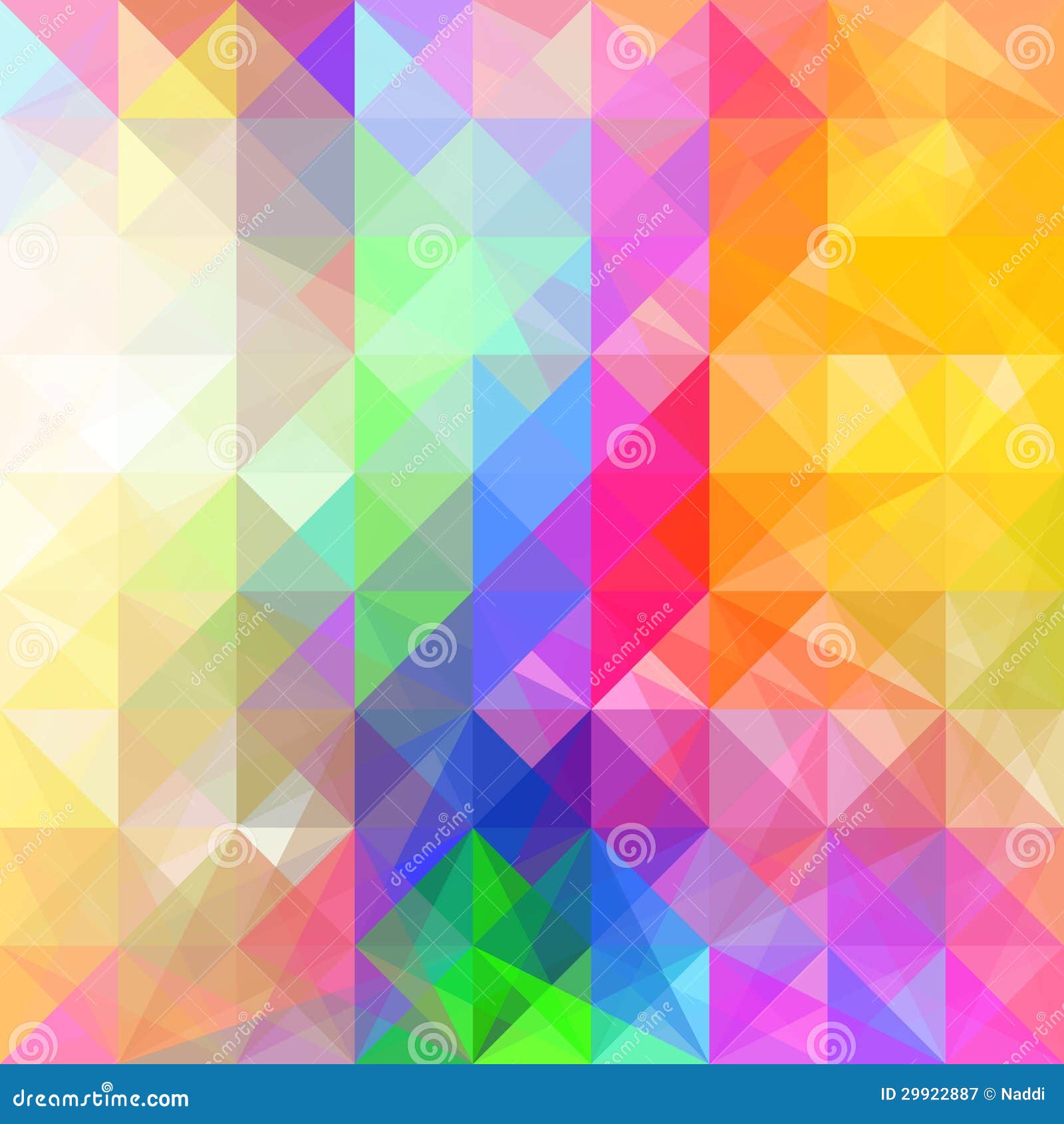 Bright triangles. stock vector. Illustration of composition - 29922887