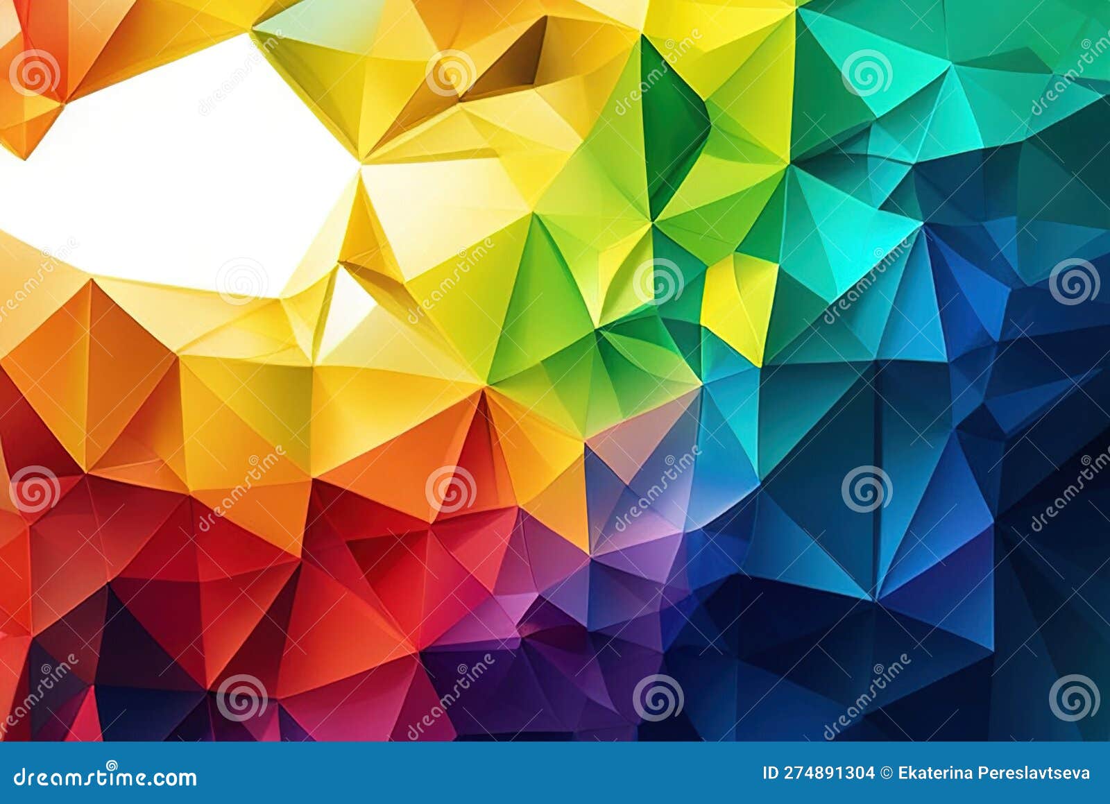 Abstract Geometric Backgrounds Full Color Polygon Background ...