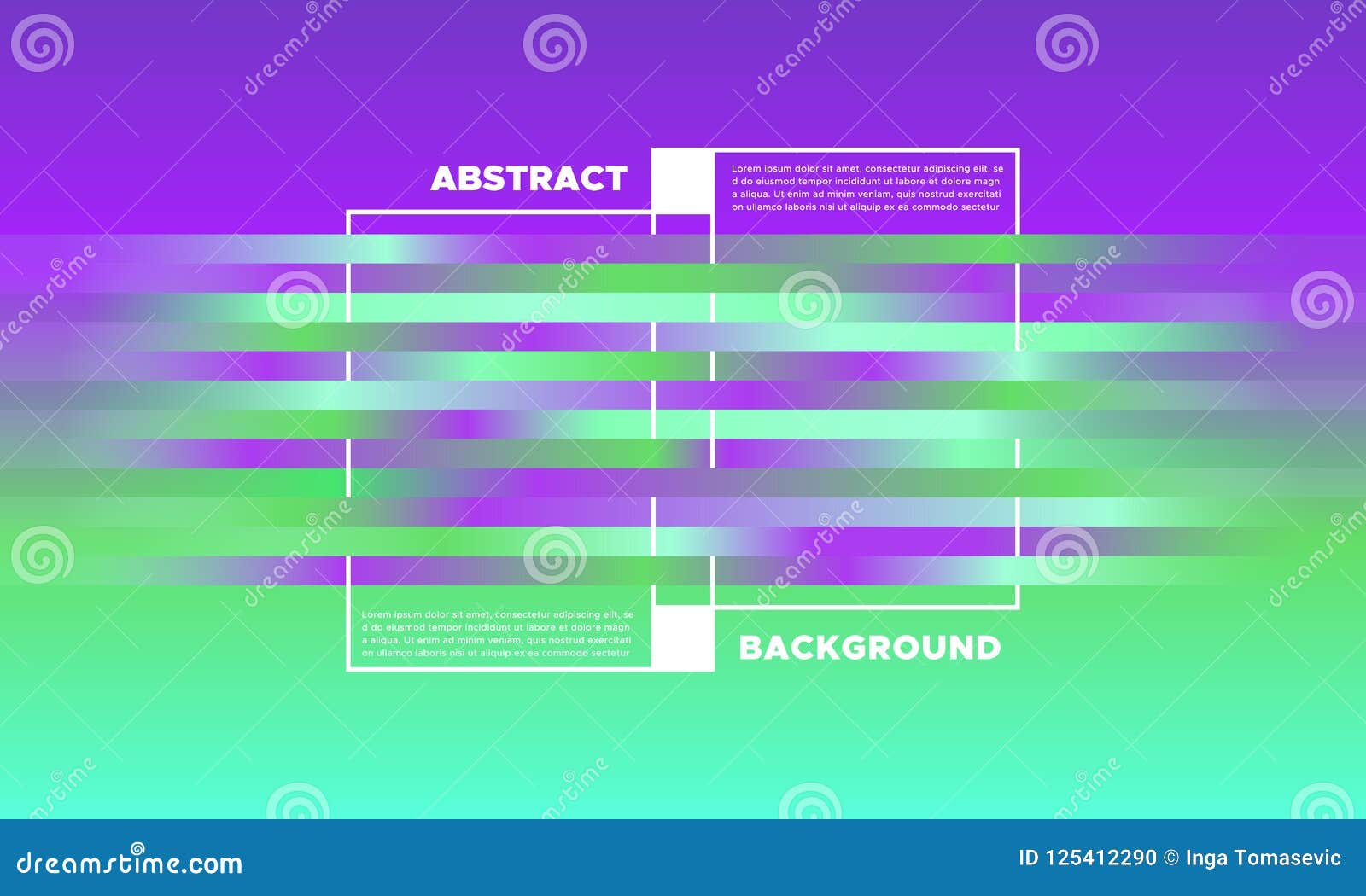 Abstract Geometric Banner with Gradient. Stock Vector - Illustration of ...