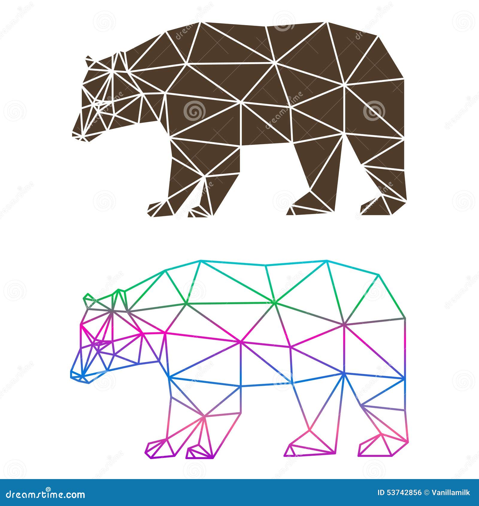 Geometric Bear Design