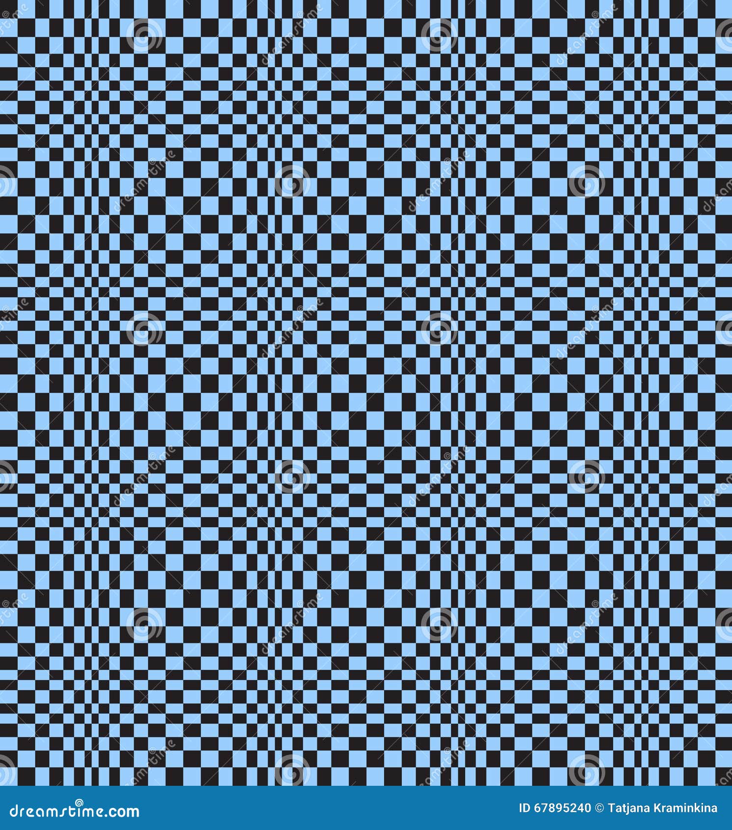 Abstract Geometric Black Blue Pattern with Square. Illusion Background ...