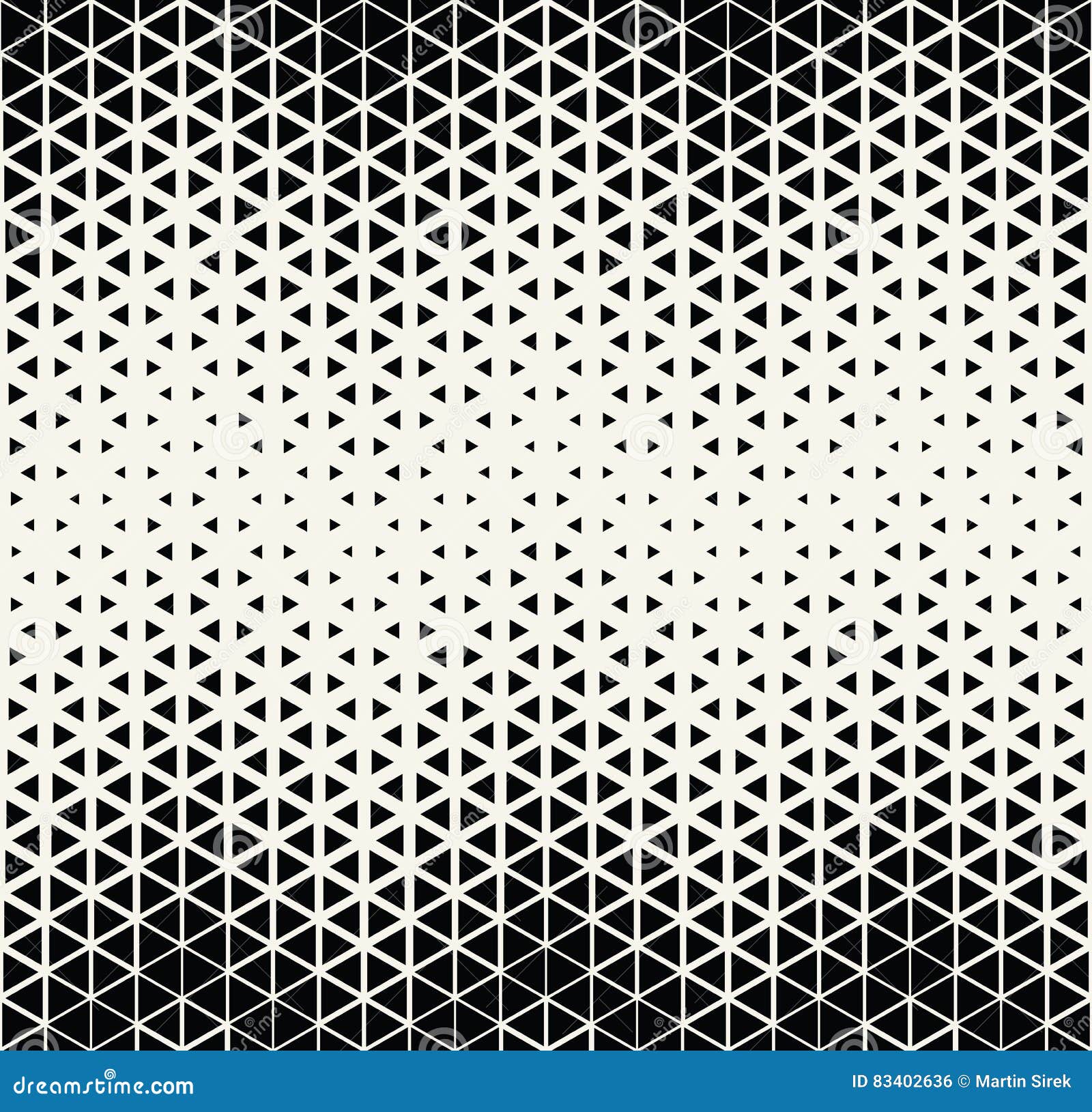 Hexagon And Triangle Texture Background. Futurisctic Black And White ...