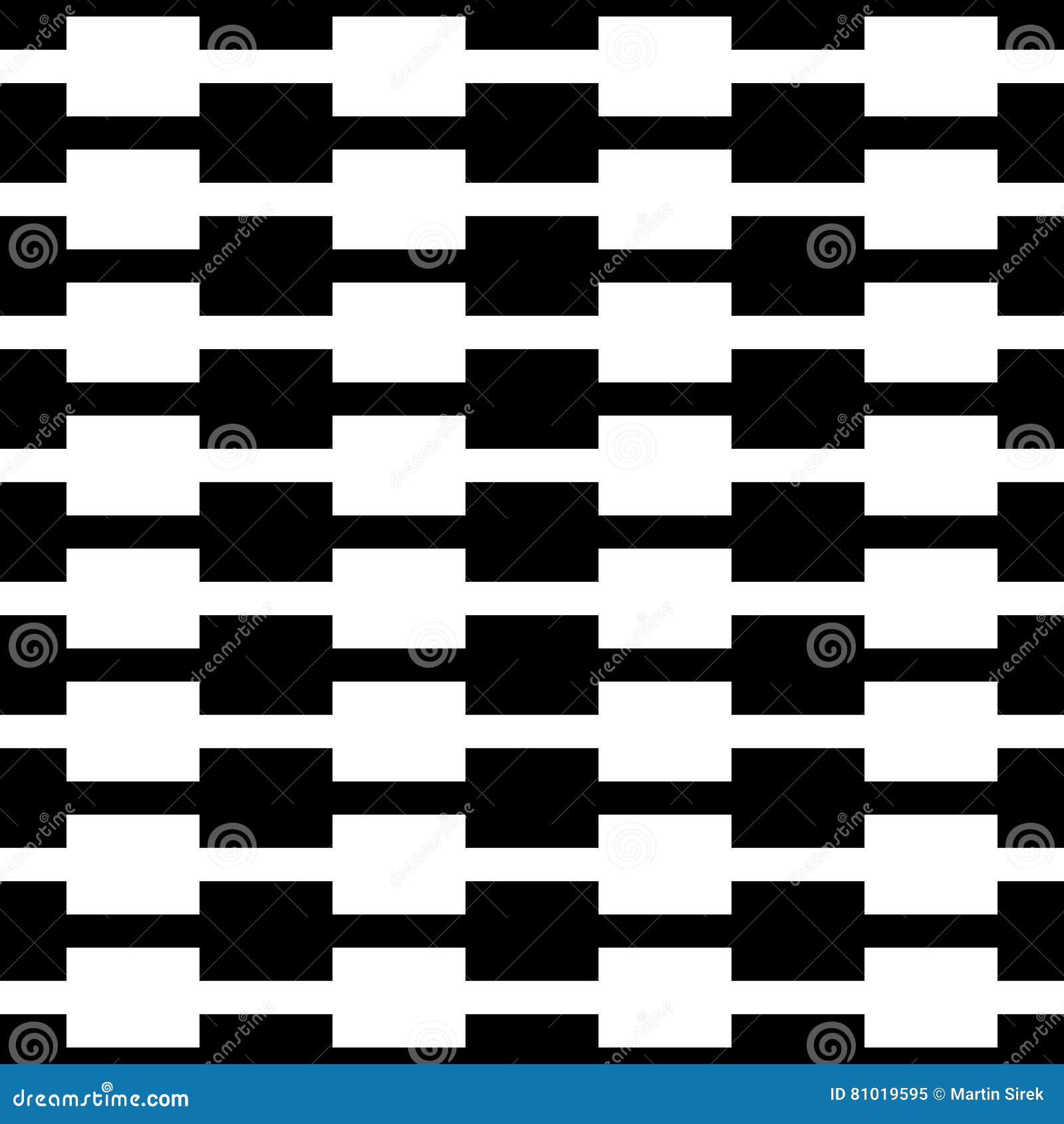 Abstract Geometric Black and White Graphic Design Memphis Style Pattern ...