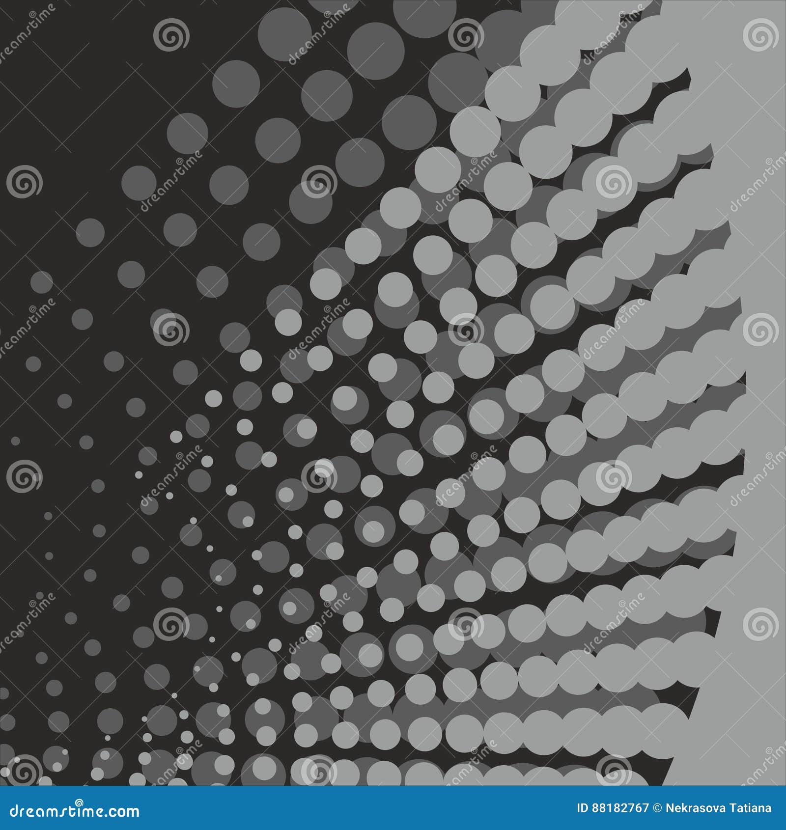 Abstract Geometric Black And White Graphic Design Print Halftone Stock
