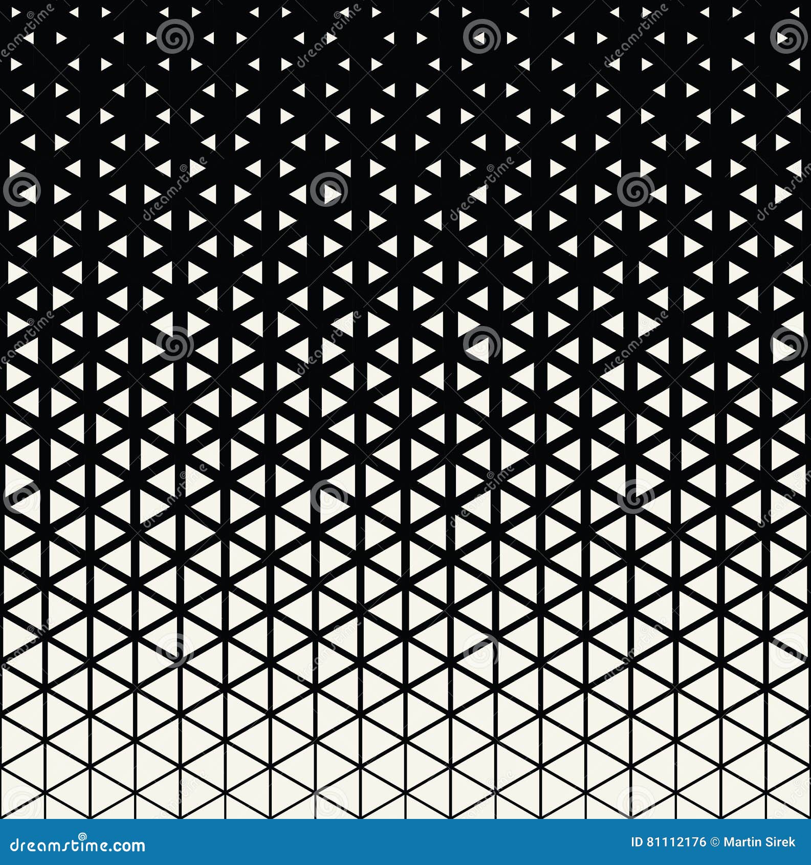 Abstract Geometric Black And White Graphic Design Print Halftone