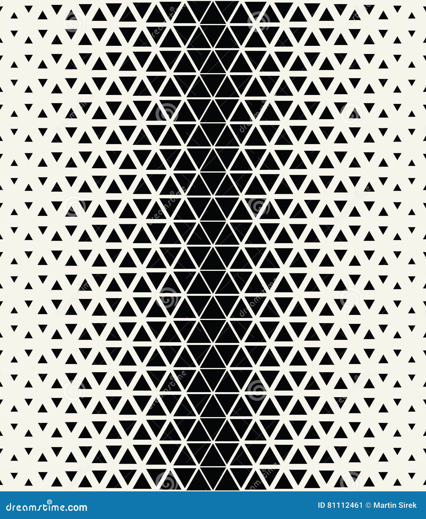 Abstract Geometric Black And White Graphic Design Print Halftone