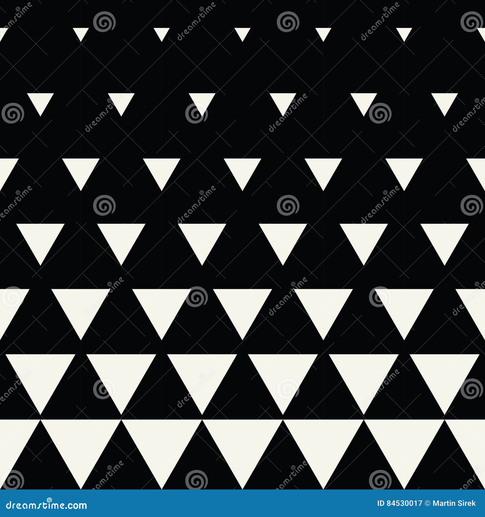 Abstract Geometric Black And White Graphic Design Print Triangle