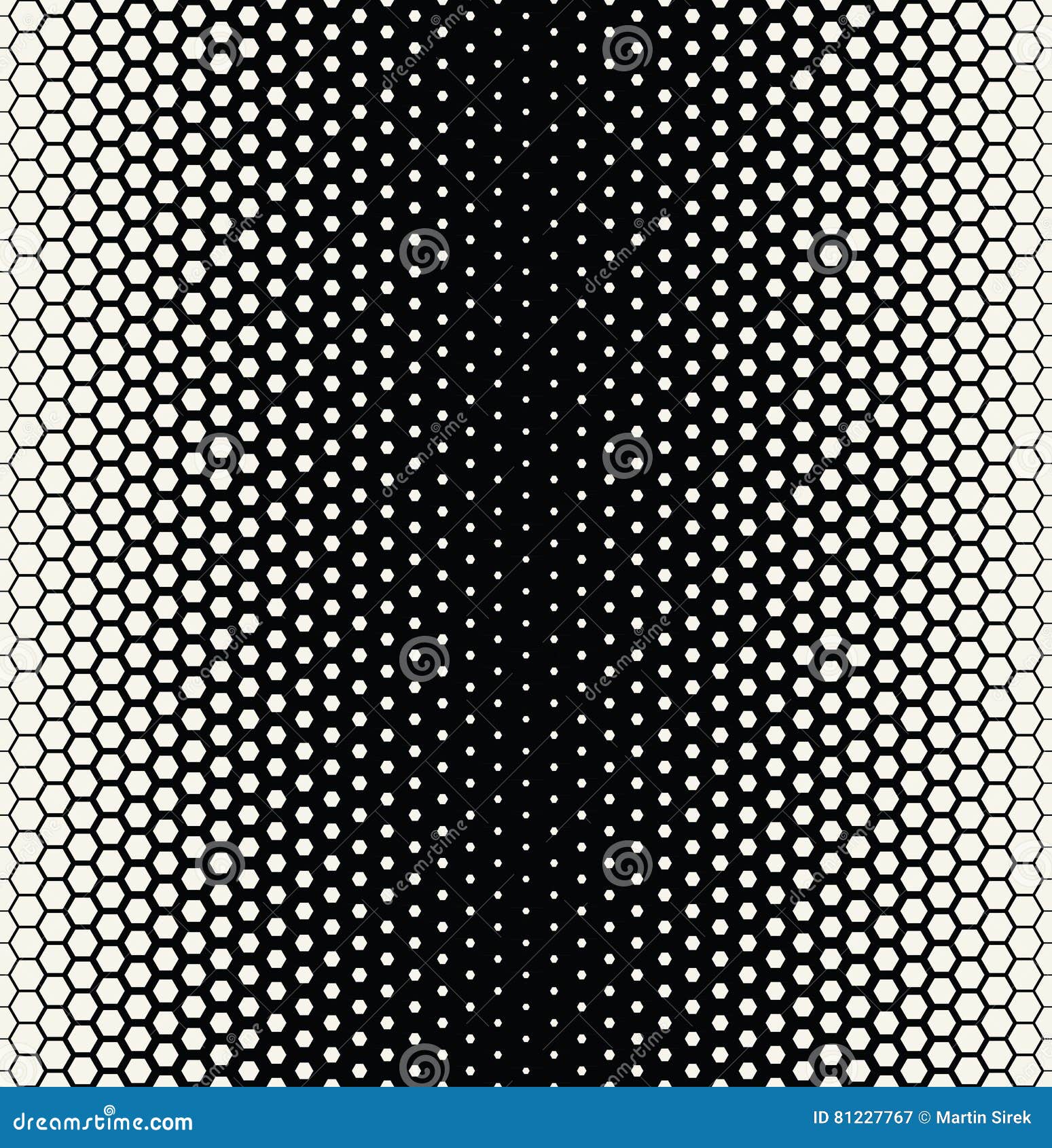 Abstract Geometric Black and White Graphic Halftone Hexagon Pattern ... Abstract Geometric Black and White Graphic Halftone Hexagon Pattern ...