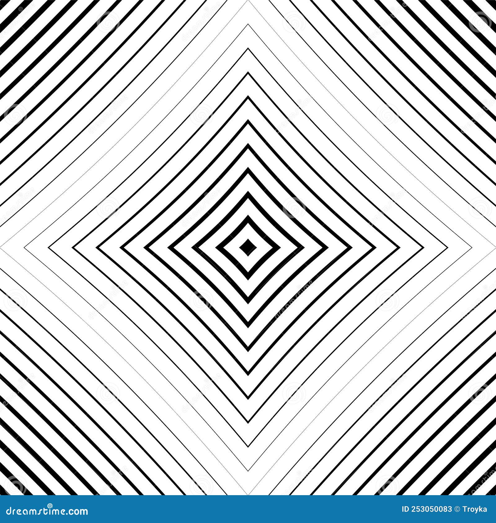 Abstract Geometric Black and White Pattern. Lines Texture Stock Vector ...