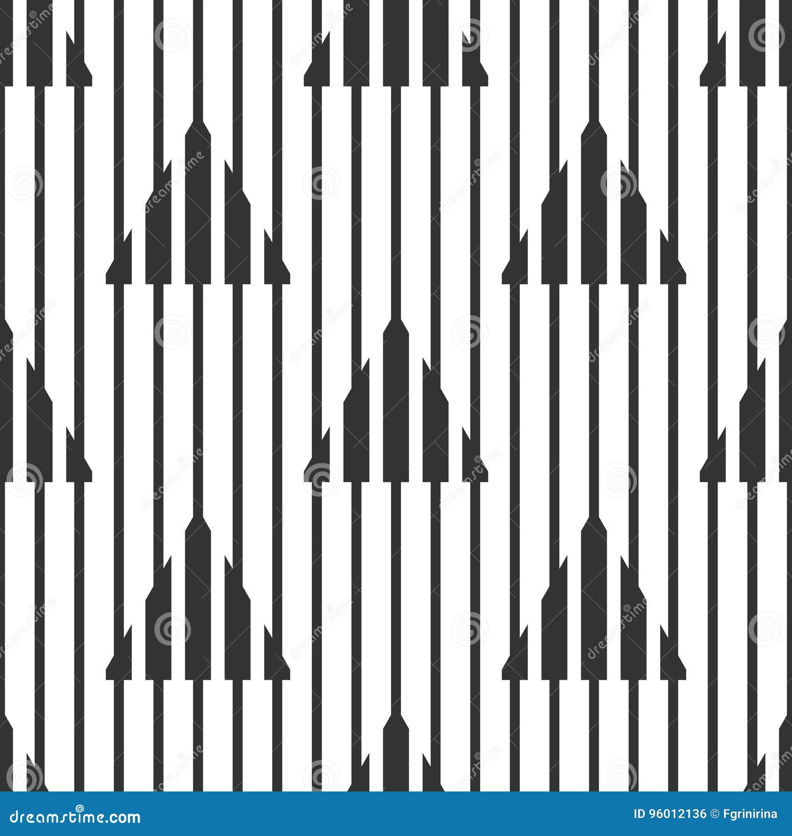 Abstract Geometric Black and White Pattern, Narrow and Wide Lines ...