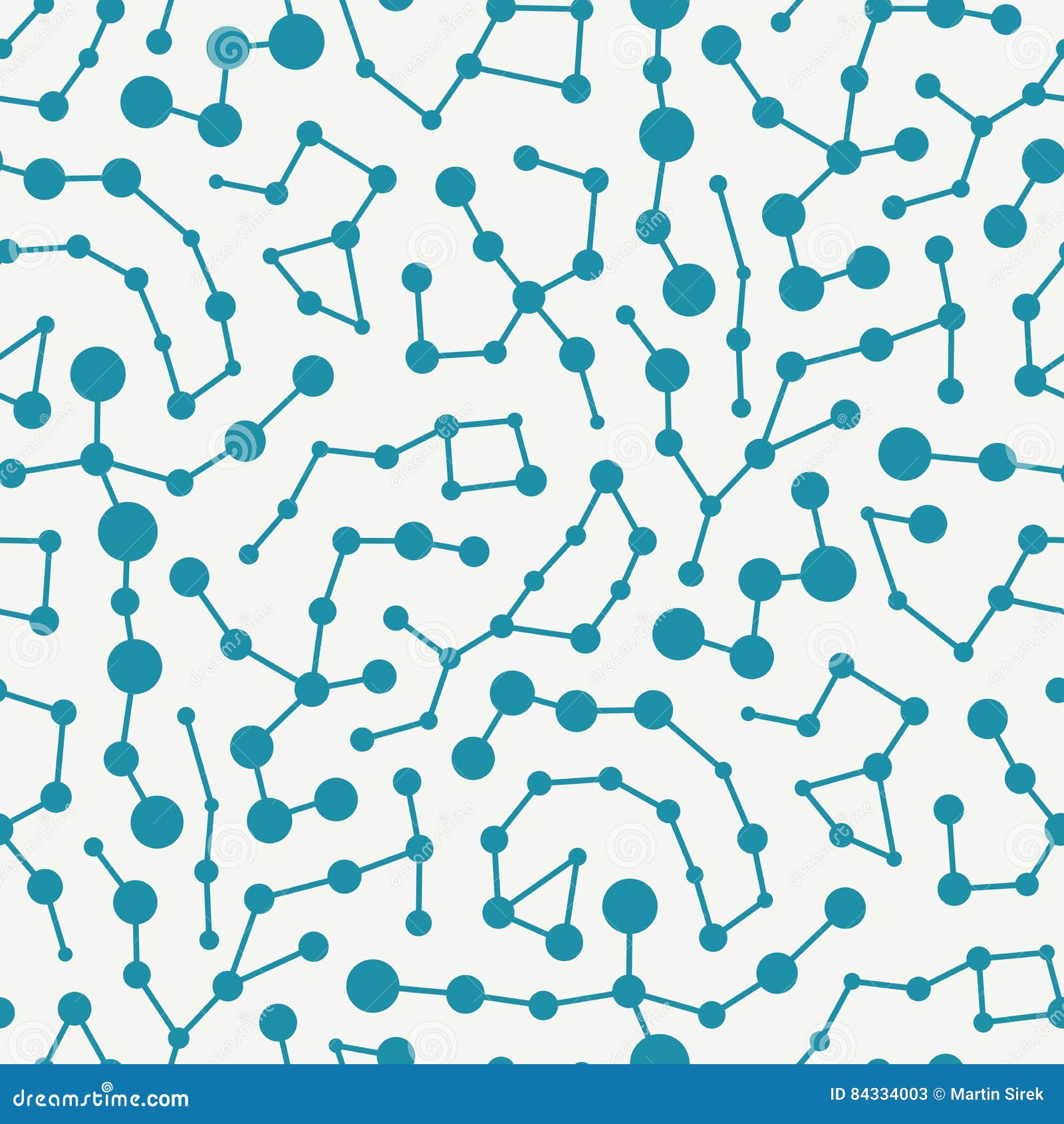 Abstract Geometric Blue Deco Stars Constellation Pattern Stock Vector ...