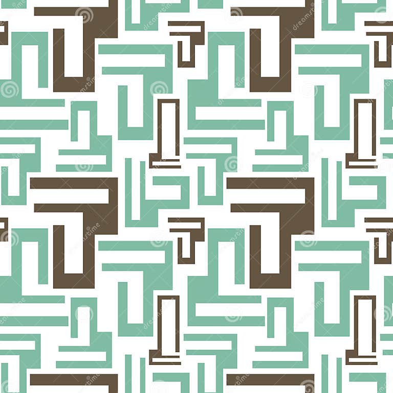 Abstract Geometric Blue and Grey Seamless Pattern Background ...