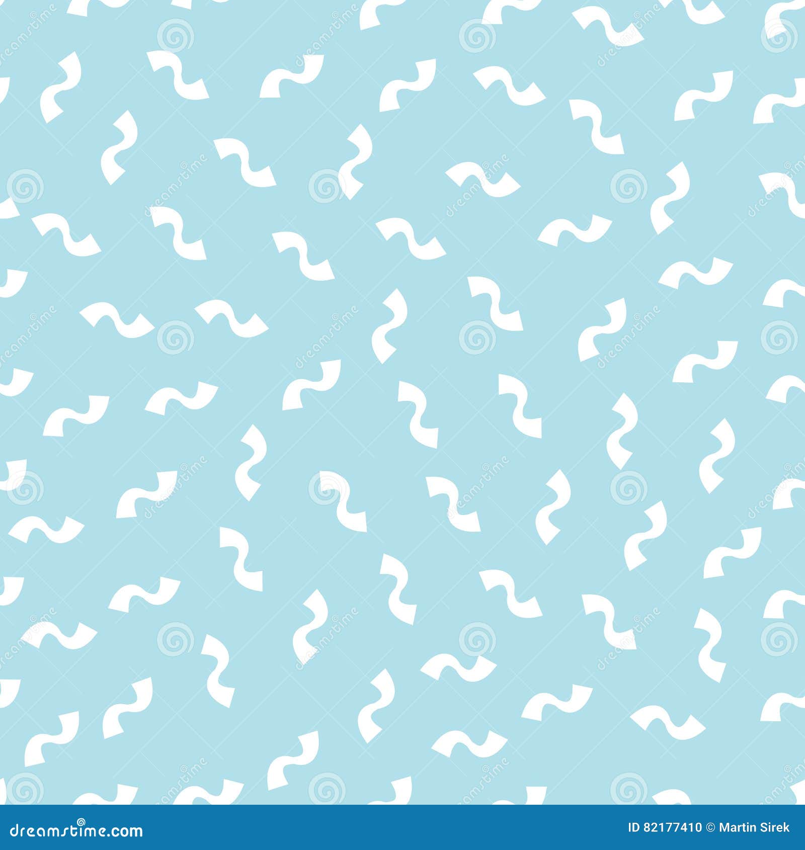 Abstract Geometric Blue Memphis Fashion Design Weave Pattern Stock ...