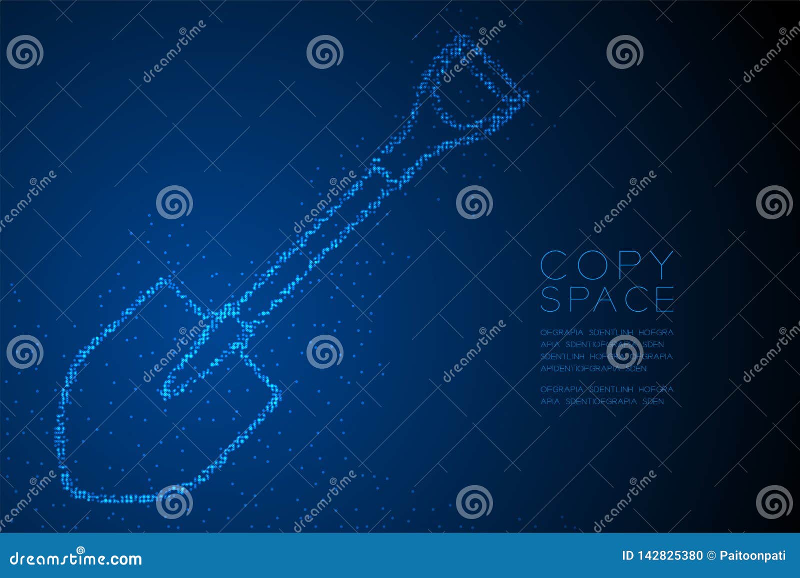 Abstract Geometric Bokeh Circle Dot Pixel Pattern Spade Shape ...