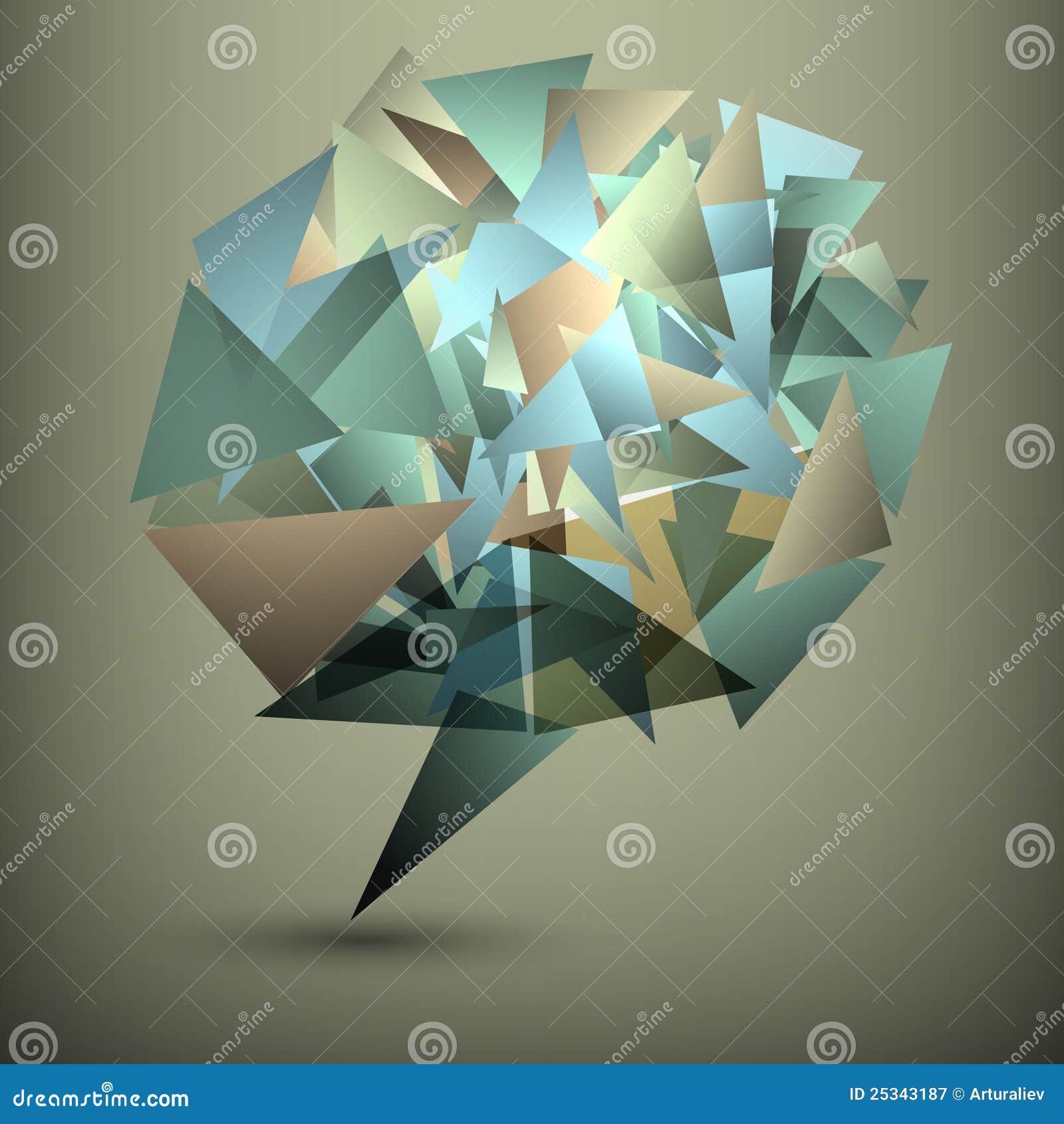 Abstract geometric bubble stock vector. Illustration of decoration ...