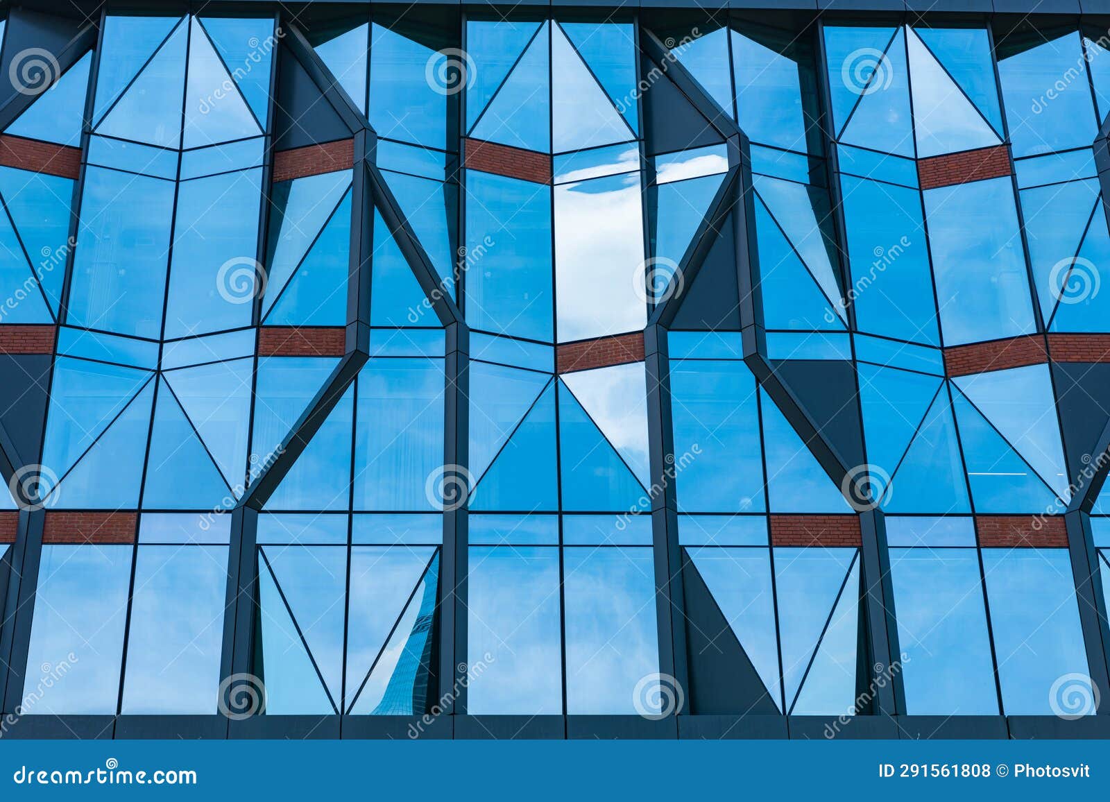 Abstract Geometric Building. Urban Design. Architectural Engineering ...