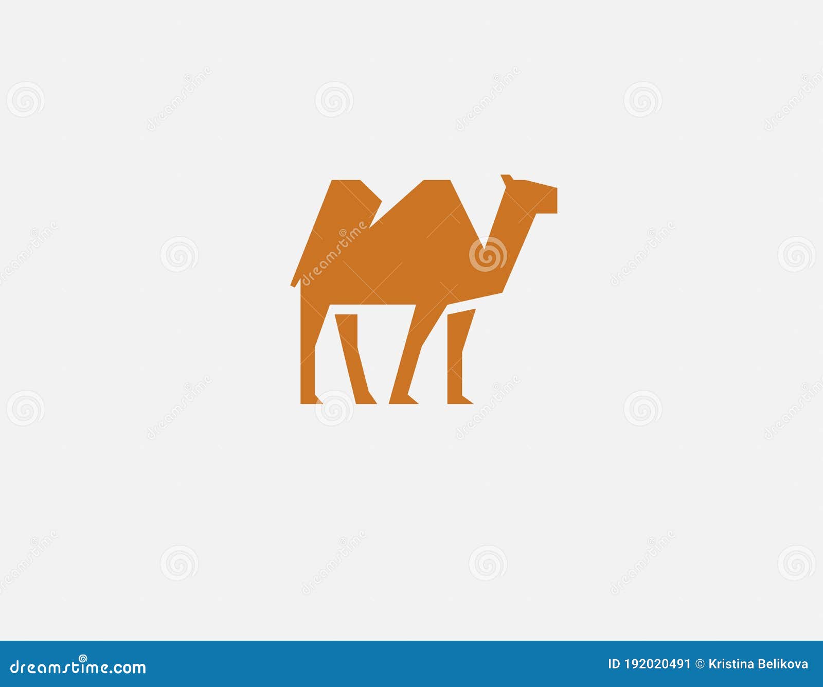 Abstract Geometric Camel Logo Icon for Your Company Stock Vector ...