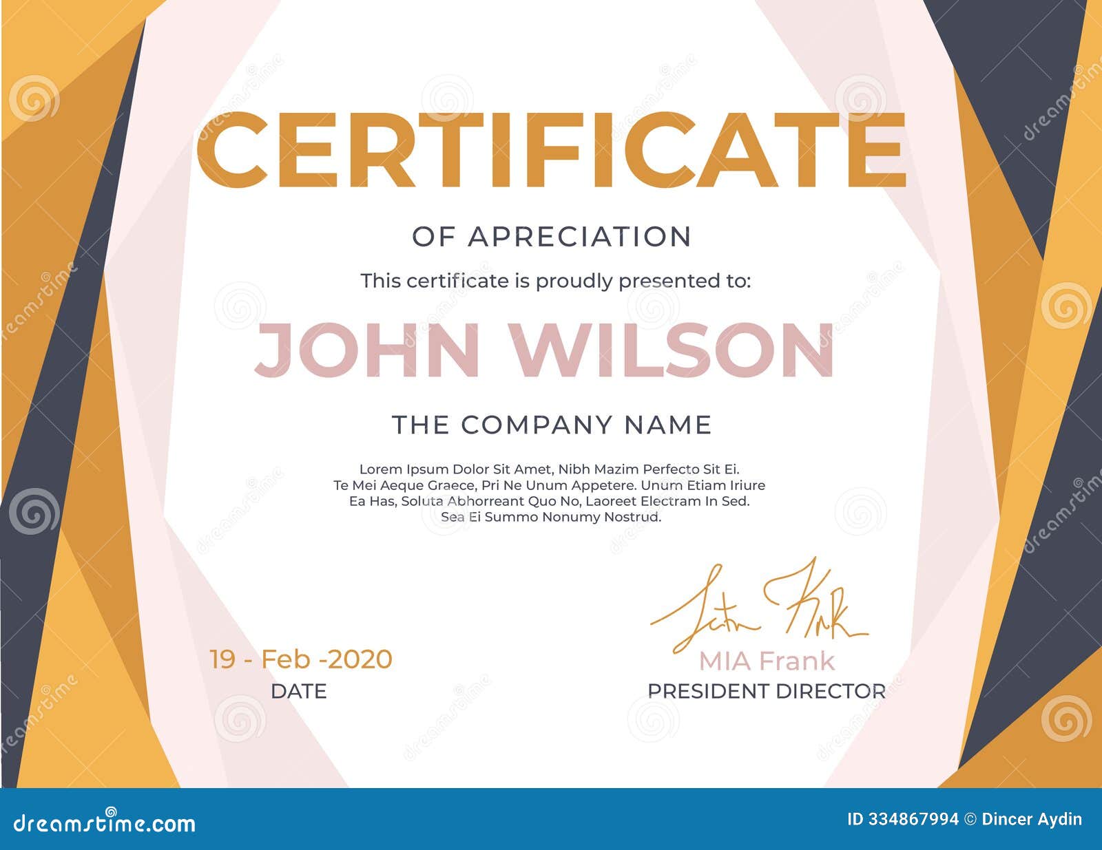 Certificate, Concept With Useful Heading In Metal Design Royalty-Free ...